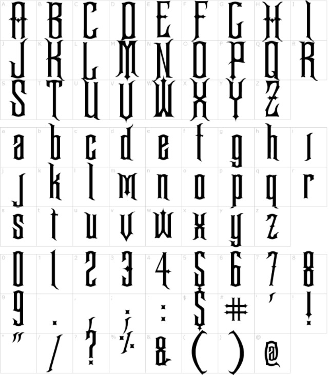 Gracey’s Curse font – Dafont101