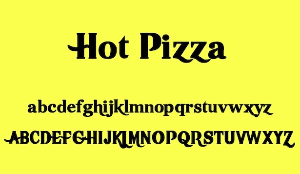 Pizza Hut Font - Dafont101
