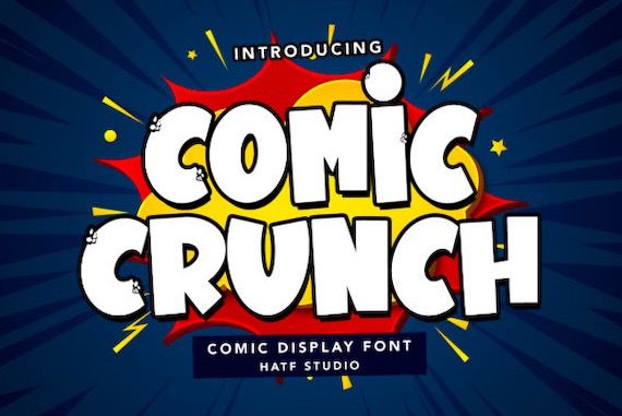 Comic Crunch Font - Dafont101