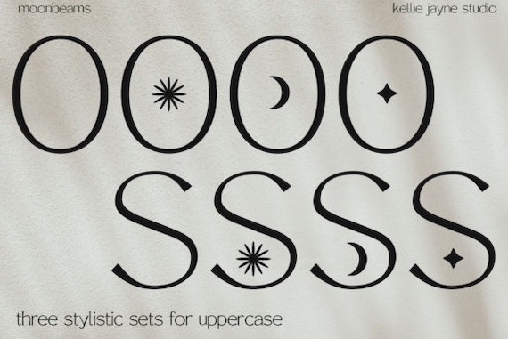 Moonbeams Font - Dafont101