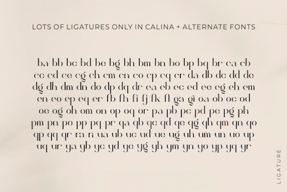 Calina Font - Dafont101