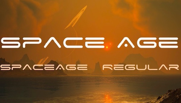 Space Age Font - Dafont101
