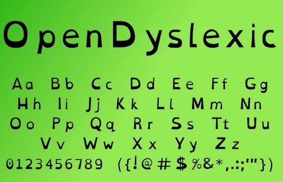 Open Dyslexic Font - Dafont101
