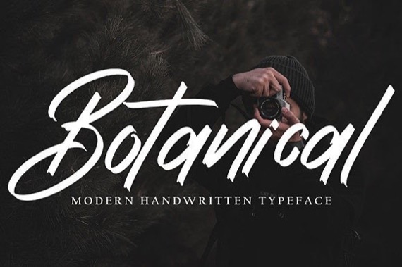 Botanical Font - Dafont101