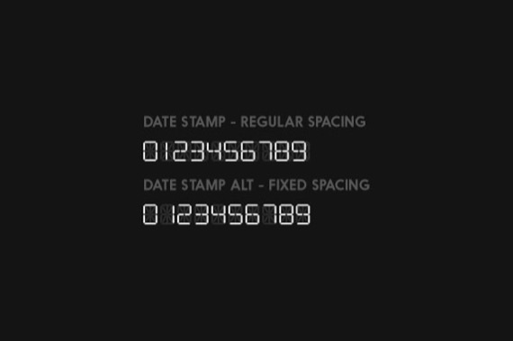 Date Stamp Font - Dafont101