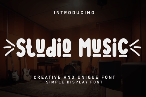 Studio Music Font - Dafont101