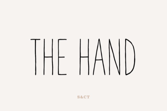 The Hand Font - Dafont101