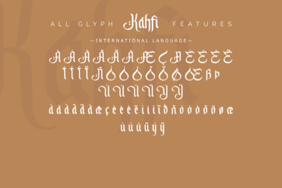 Kahfi Font - Dafont101