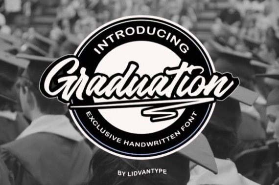 Graduation Font - Dafont101