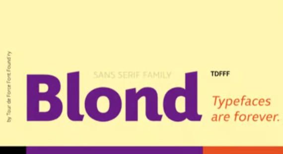 Blond Font - Dafont101