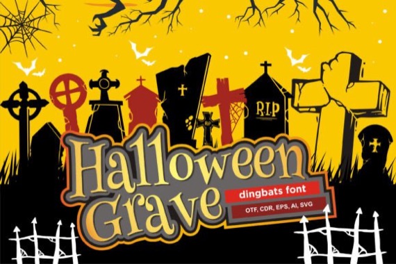Halloween Grave Font - Dafont101