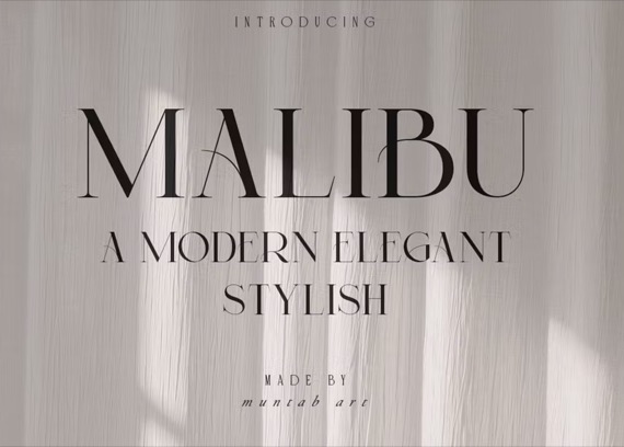 Malibu Font
