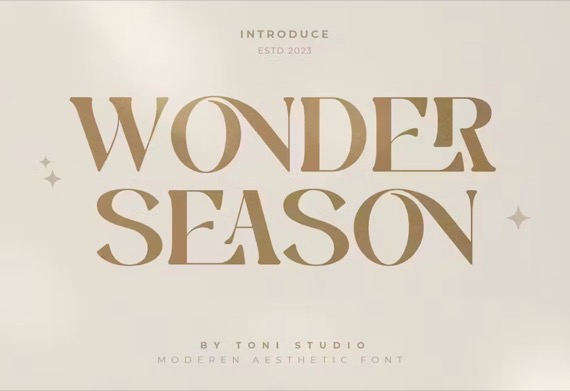 Wonder Season Font - Dafont101