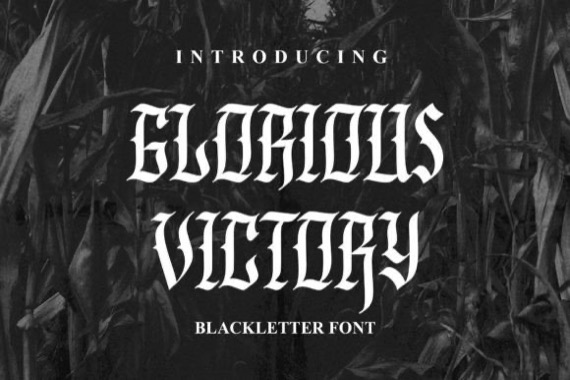 Glorious Victory Font - Dafont101