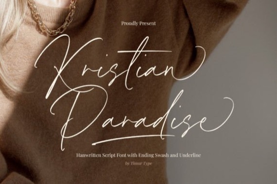 Kristian Paradise Font – Dafont101